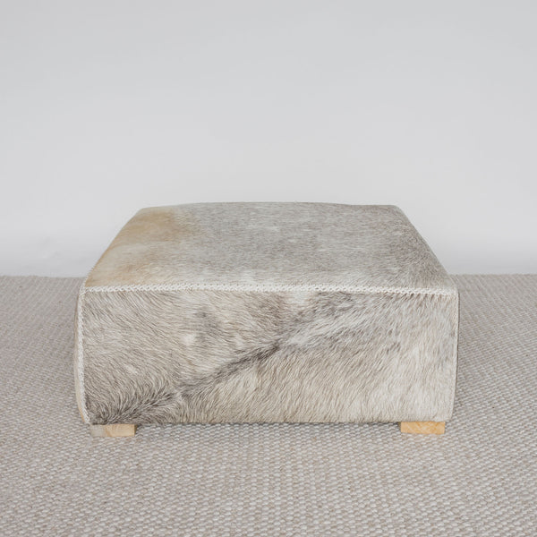 Extra Large Square Hide Ottomans - Corcovado Design USA